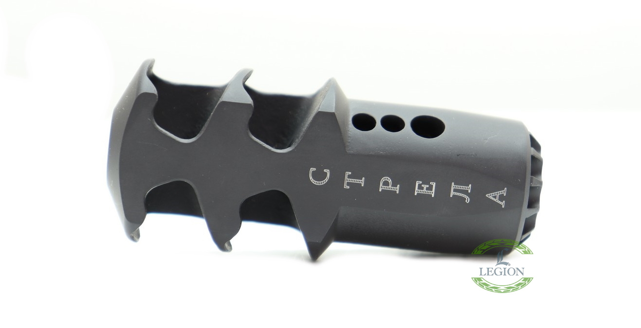 STRELA. Muzzle Brake "ARROW" by ME. Thread 14x1L. Cal: 7.62x39mm/.308win