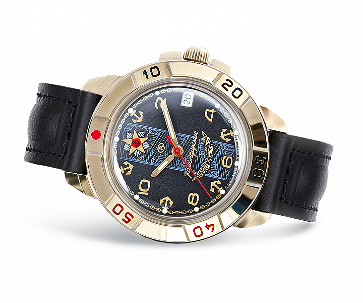 Commanders Watch. Navy. Black 439471