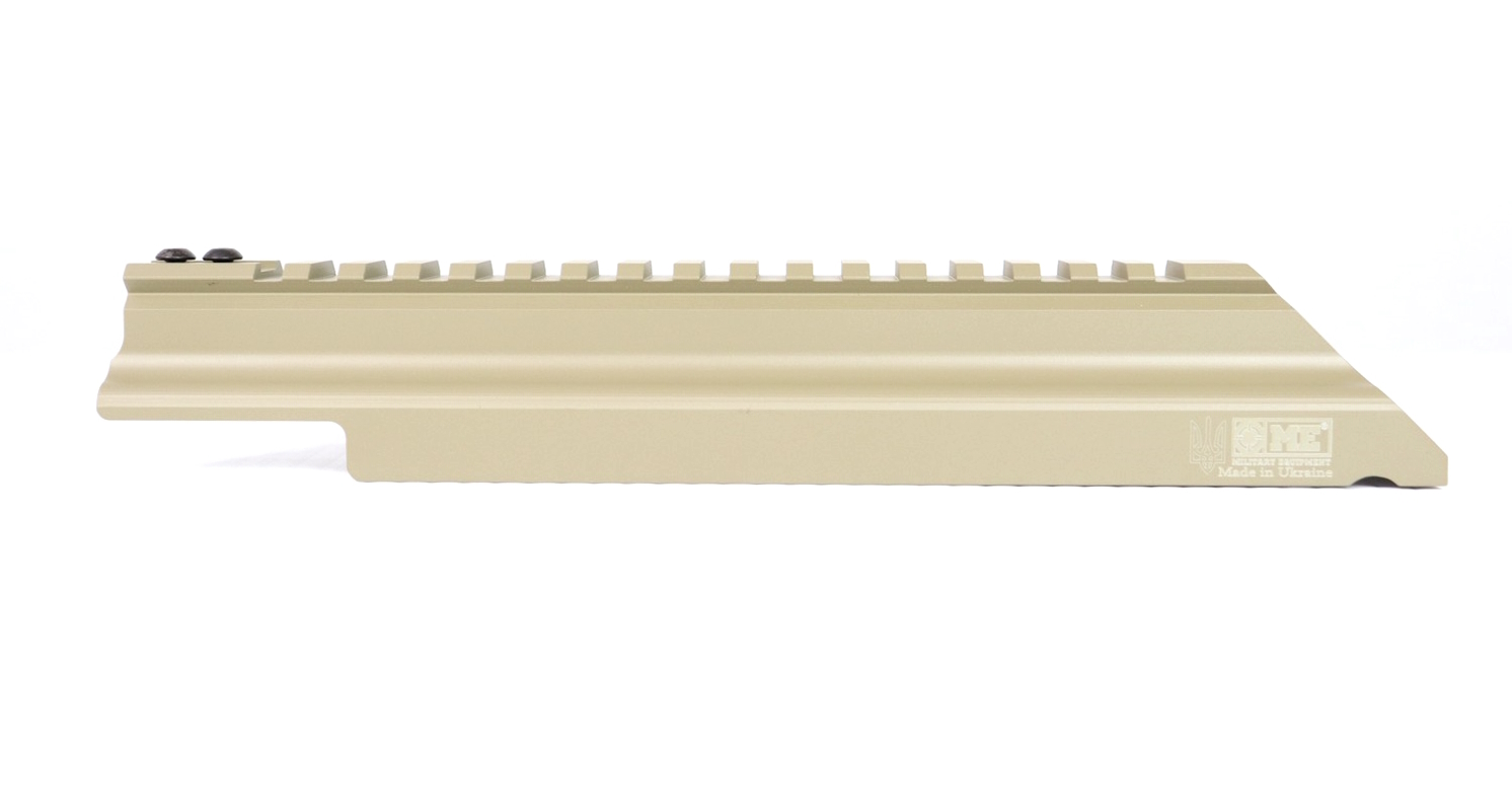 Top cover with Picatinny rail for AK/AKM/AK-74/AK10x. Coyote Tan