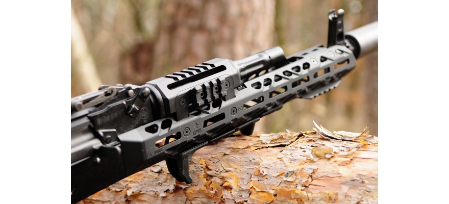 AK-47,AK-74, AKM Anodized Long Handguard by "Krook". Black