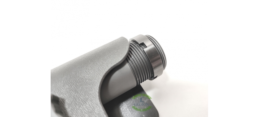 Adjustable Rifle Buttstock by "KRYK". Armor Black.