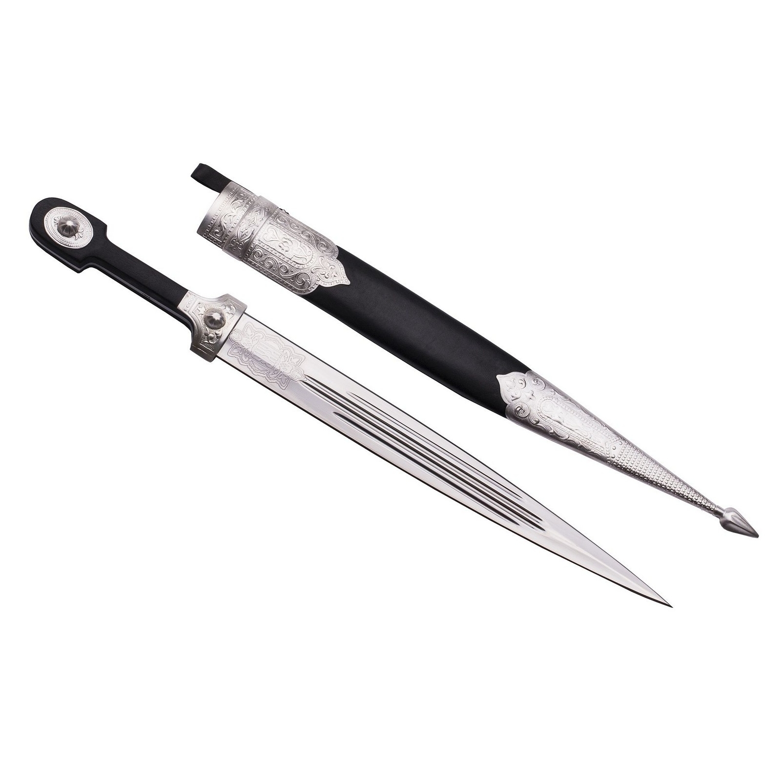 Kizlyar Dager "KKV". Silver Plating. - KNIVES - LegionUSA