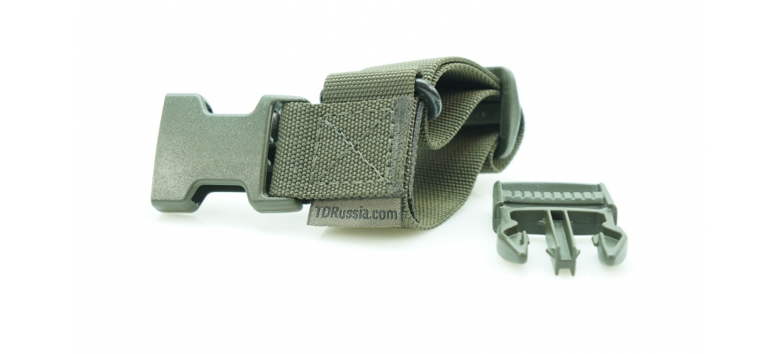 Sling Loop Adapter with FASTEX by Tactical Decisions. Dark Green