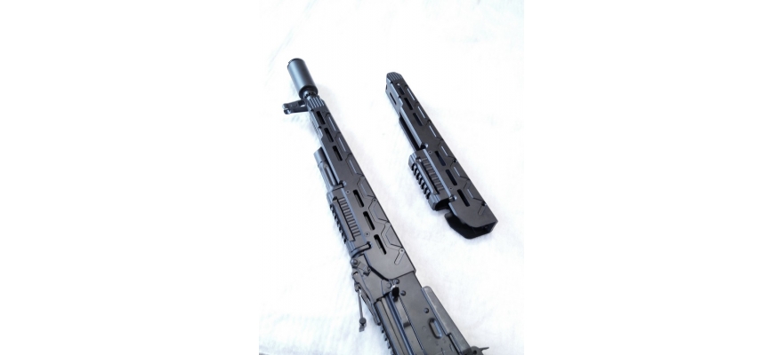 Extended Tactical Handguard for AK/AKM based Rifles by "ME". Coyote Tan