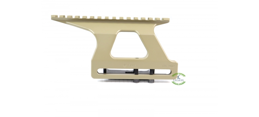 Precision scope mount (extra) for AK based rifles by "KPYK". Coyote Tan