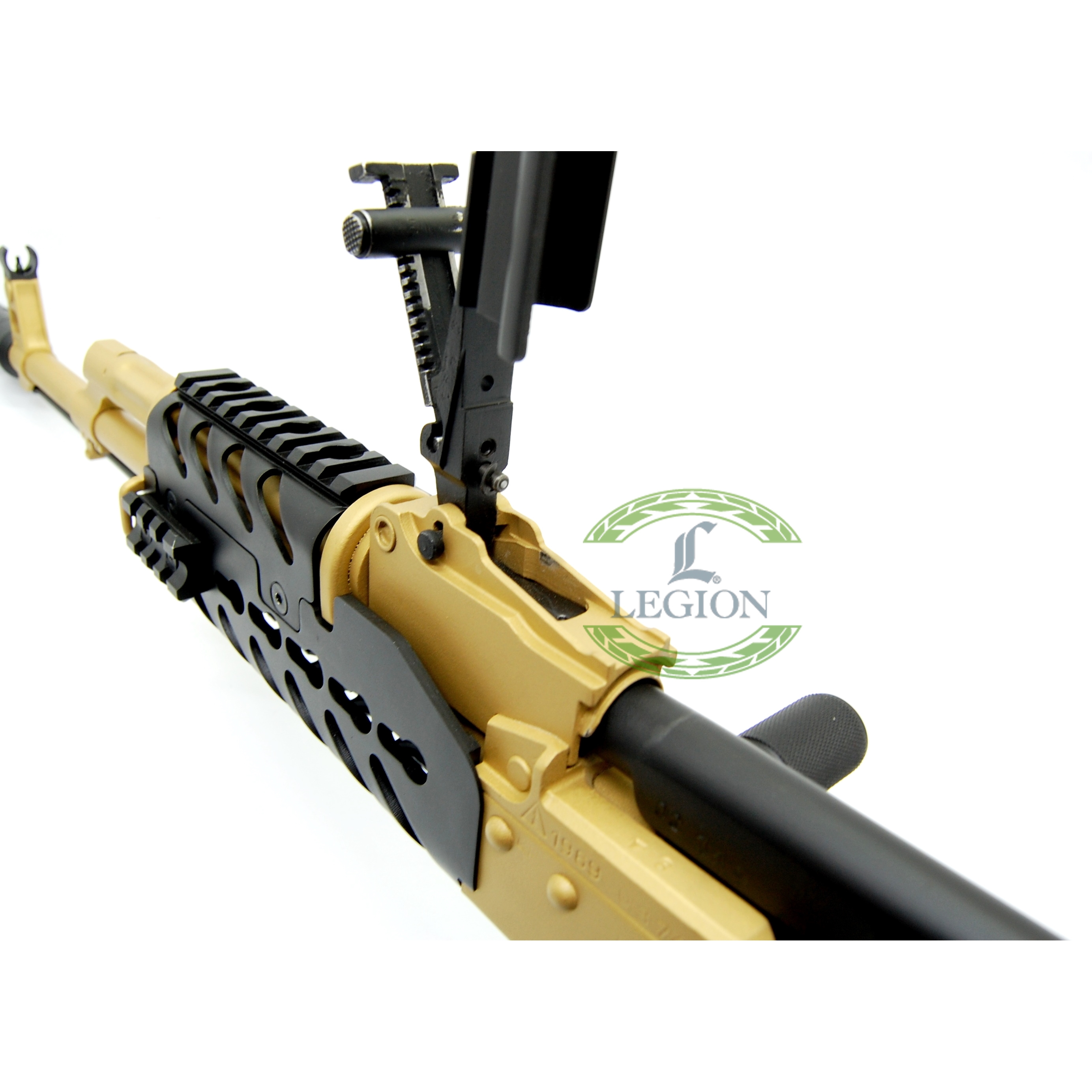 Top cover with Picatinny rail for AK/AKM/AK-74/AK10x. Coyote Tan